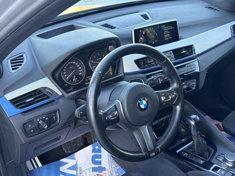 Grey BMW X1 2016 in Raseiniai, with an engine capacity of 2.00 L and mileage of 296 thousand km for 12999 €, photo 15 on AUTOMOTO.COM.LV