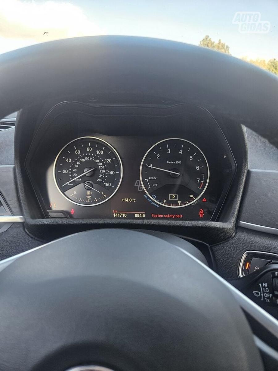Grey BMW X1 2016 in Ukmerge, with an engine capacity of 2.00 L and mileage of 142 thousand km for 16499 €, photo 18 on AUTOMOTO.COM.LV
