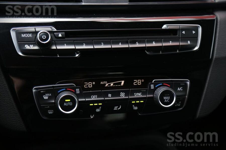 Pelēks BMW X1 2016 Rīga, ar dzinēja tilpumu 2.00 L un nobraukumu 296 tūkst. km par 11995 €, foto 22 vietnē AUTOMOTO.COM.LV