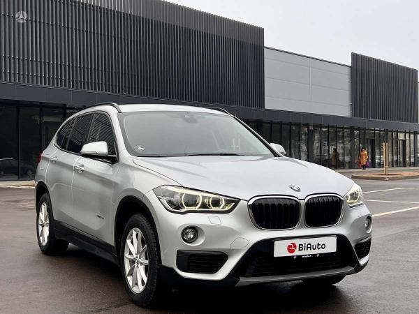 Pelēks BMW X1 2017 Utena, ar dzinēja tilpumu 2.00 L un nobraukumu 299 tūkst. km par 12450 €, foto 7 vietnē AUTOMOTO.COM.LV
