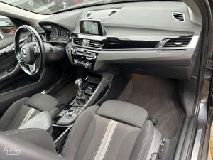 Grey BMW X1 2017 in Kaunas, with an engine capacity of 2.00 L and mileage of 98 thousand km for 23121 €, photo 10 on AUTOMOTO.COM.LV