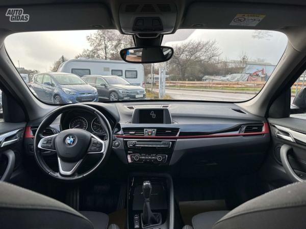 Grey BMW X1 2017 in Kaunas, with an engine capacity of 2.00 L and mileage of 69 thousand km for 22276 €, photo 9 on AUTOMOTO.COM.LV