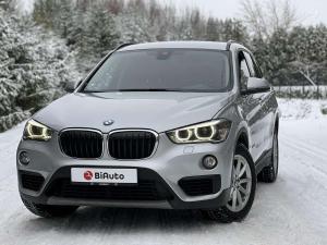 Grey BMW X1 2017 in Utena, with an engine capacity of 2.00 L and mileage of 299 thousand km for 12250 €, photo  on AUTOMOTO.COM.LV