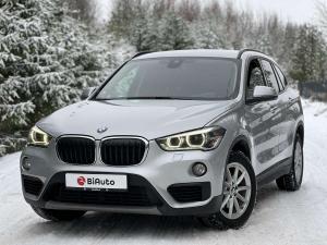 Grey BMW X1 2017 in Utena, with an engine capacity of 2.00 L and mileage of 299 thousand km for 12250 €, photo 2 on AUTOMOTO.COM.LV
