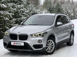 Grey BMW X1 2017 in Utena, with an engine capacity of 2.00 L and mileage of 299 thousand km for 12250 €, photo 3 on AUTOMOTO.COM.LV