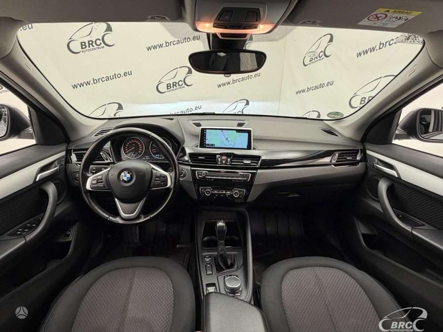 Grey BMW X1 2017 in Vilnius, with an engine capacity of 2.00 L and mileage of 280 thousand km for 12900 €, photo 4 on AUTOMOTO.COM.LV