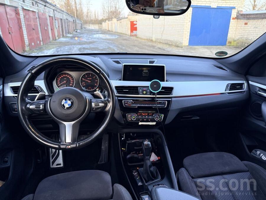 Grey BMW X1 2017 in Riga, with an engine capacity of 2.00 L and mileage of 217 thousand km for 17000 €, photo 13 on AUTOMOTO.COM.LV