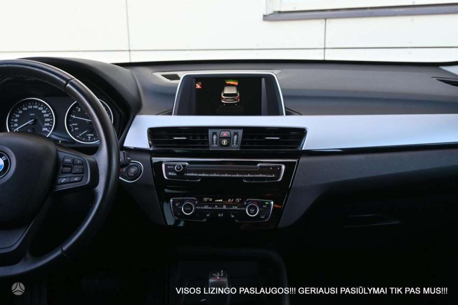 Grey BMW X1 2017 in Kretinga, with an engine capacity of 1.50 L and mileage of 155 thousand km for 13999 €, photo 30 on AUTOMOTO.COM.LV