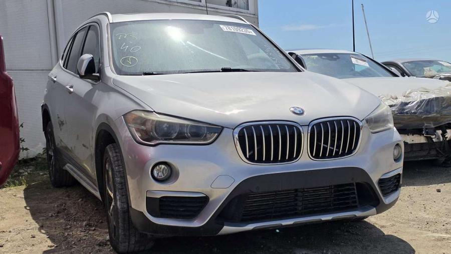 Pelēks BMW X1 2017 Šauļi, ar dzinēja tilpumu 2.00 L un nobraukumu 178 tūkst. km par 9990 €, foto 4 vietnē AUTOMOTO.COM.LV