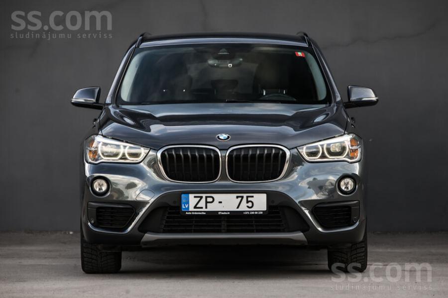Grey BMW X1 2017 in Jelgava, with an engine capacity of 2.00 L and mileage of 195 thousand km for 14600 €, photo 3 on AUTOMOTO.COM.LV