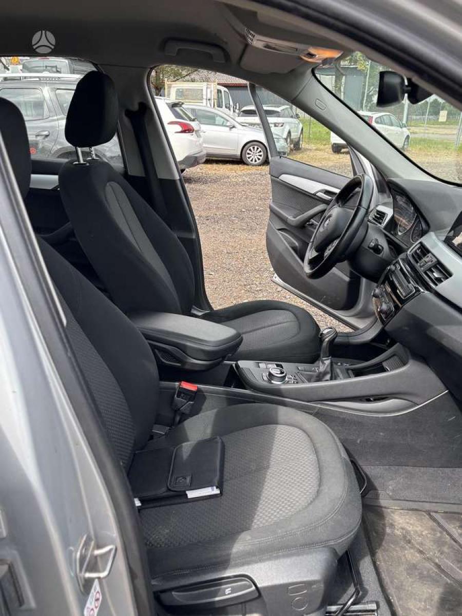 Pelēks BMW X1 2017 Tauragė, ar dzinēja tilpumu 1.50 L un nobraukumu 230 tūkst. km par 8950 €, foto 7 vietnē AUTOMOTO.COM.LV