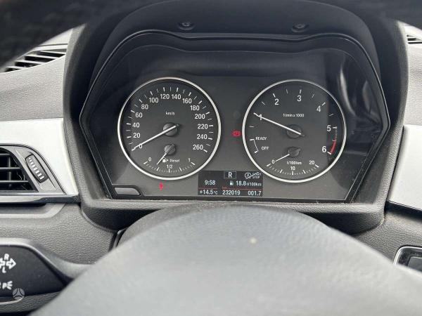 Серый БМВ Х1 2017 в Таураге, объемом двигателя 1.50 л и пробегом 230 тыс. км за 8950 €, фото 8 на AUTOMOTO.COM.LV