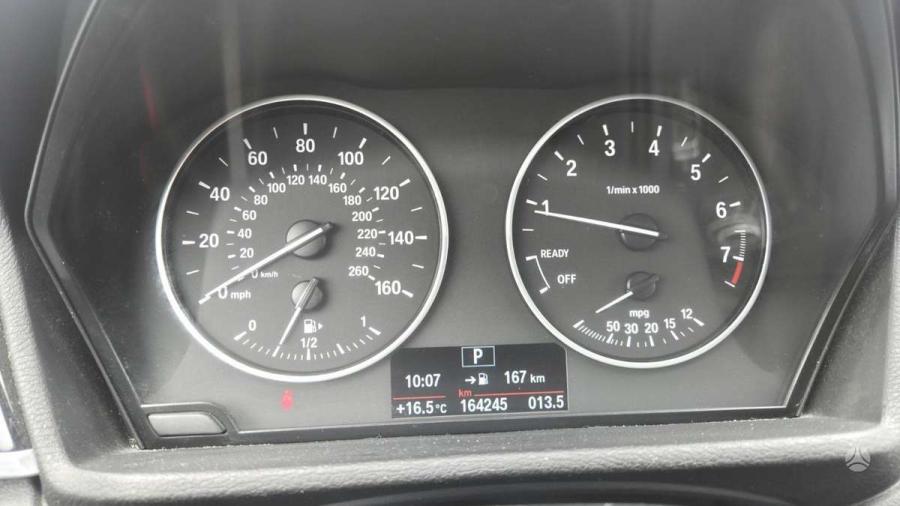 Grey BMW X1 2017 in Klaipeda, with an engine capacity of 2.00 L and mileage of 164 thousand km for 12999 €, photo 25 on AUTOMOTO.COM.LV