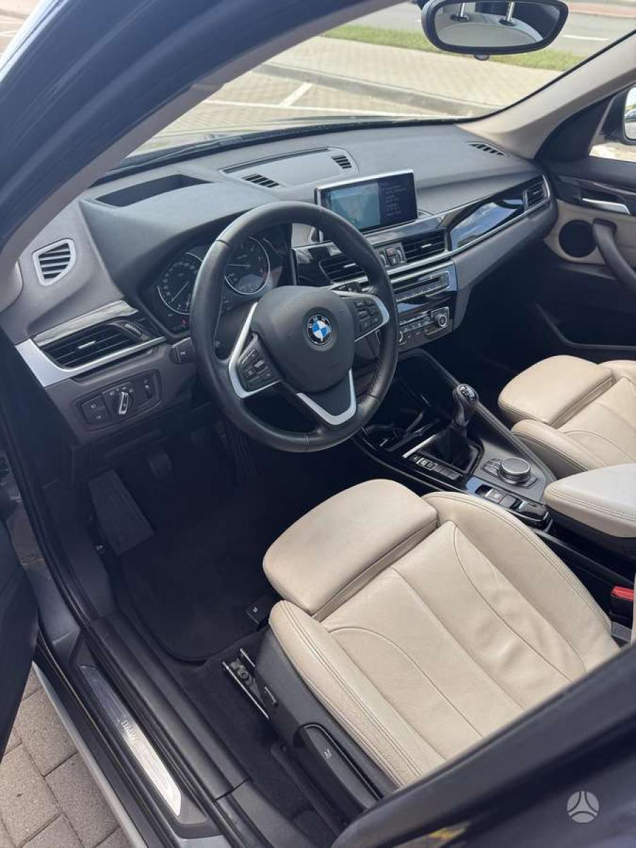Pelēks BMW X1 2017 Utena, ar dzinēja tilpumu 2.00 L un nobraukumu 290 tūkst. km par 10350 €, foto 15 vietnē AUTOMOTO.COM.LV