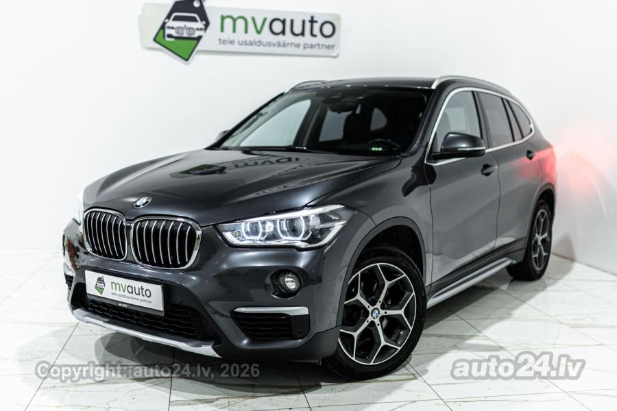 Grey BMW X1 2017 in Tallinn, with an engine capacity of 2.00 L and mileage of 136 thousand km for 15990 €, photo 4 on AUTOMOTO.COM.LV