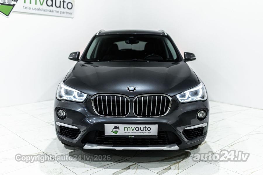 Grey BMW X1 2017 in Tallinn, with an engine capacity of 2.00 L and mileage of 136 thousand km for 15990 €, photo 5 on AUTOMOTO.COM.LV
