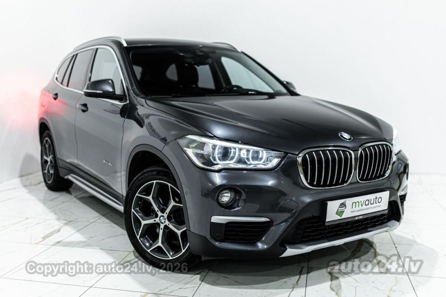 Grey BMW X1 2017 in Tallinn, with an engine capacity of 2.00 L and mileage of 136 thousand km for 15990 €, photo 6 on AUTOMOTO.COM.LV