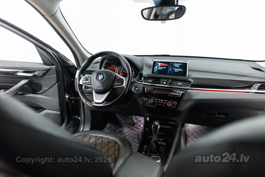 Grey BMW X1 2017 in Tallinn, with an engine capacity of 2.00 L and mileage of 136 thousand km for 15990 €, photo 15 on AUTOMOTO.COM.LV