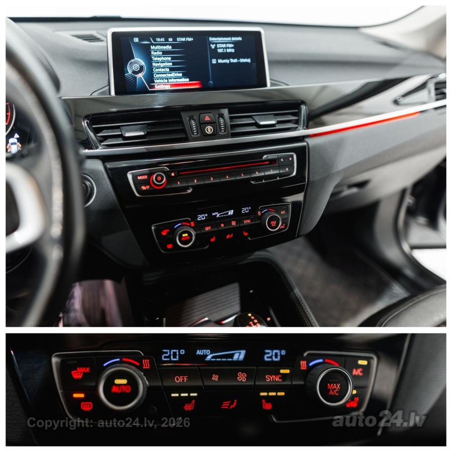 Grey BMW X1 2017 in Tallinn, with an engine capacity of 2.00 L and mileage of 136 thousand km for 15990 €, photo 25 on AUTOMOTO.COM.LV