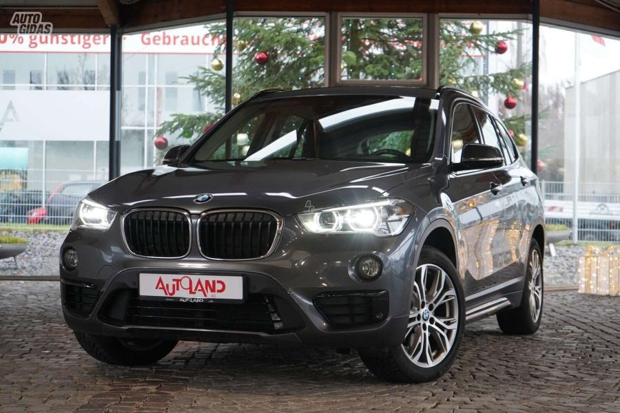 Grey BMW X1 2018 in Kaunas, with an engine capacity of 2.00 L and mileage of 59 thousand km for 26510 €, photo 1 on AUTOMOTO.COM.LV