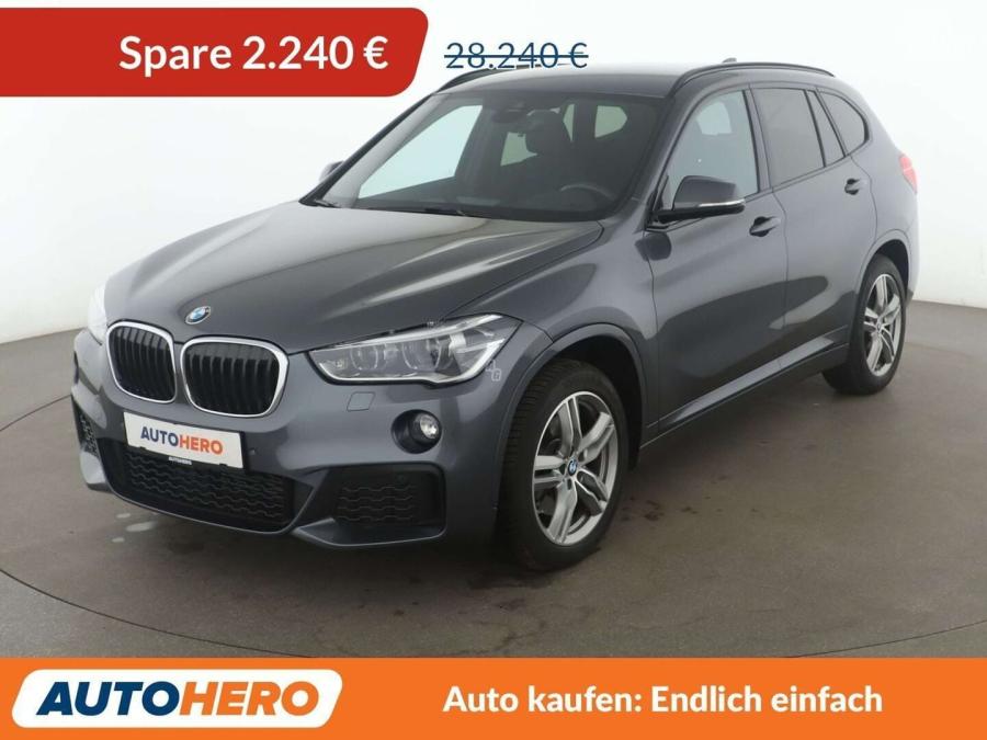 Pelēks BMW X1 2018 Kauņa, ar dzinēja tilpumu 2.00 L un nobraukumu 24 tūkst. km par 28580 €, foto 1 vietnē AUTOMOTO.COM.LV