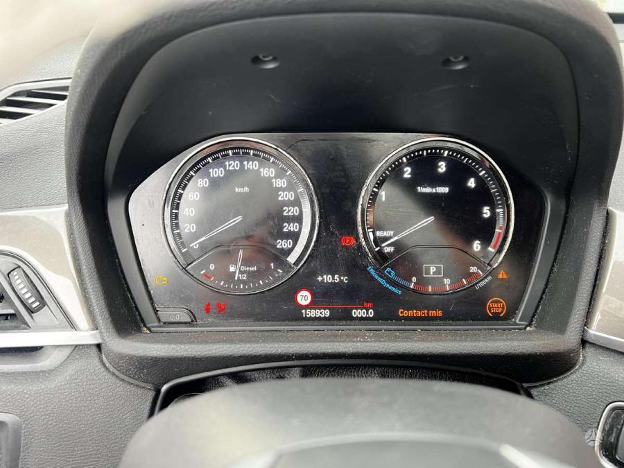 Серый БМВ Х1 2018 в Вильнюс, объемом двигателя 2.00 л и пробегом 158 тыс. км за 13000 €, фото 16 на AUTOMOTO.COM.LV