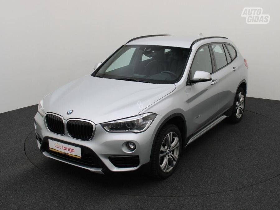 Grey BMW X1 2018 in Vilnius, with an engine capacity of 2.00 L and mileage of 201 thousand km for 16199 €, photo 1 on AUTOMOTO.COM.LV