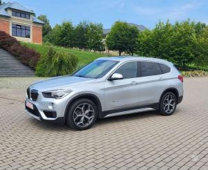 Pelēks BMW X1 2018 Viļņa, ar dzinēja tilpumu 2.00 L un nobraukumu 143 tūkst. km par 14444 €, foto  vietnē AUTOMOTO.COM.LV