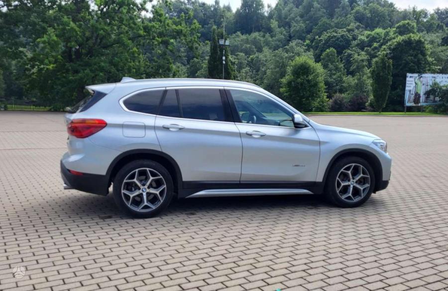 Pelēks BMW X1 2018 Viļņa, ar dzinēja tilpumu 2.00 L un nobraukumu 143 tūkst. km par 14444 €, foto 6 vietnē AUTOMOTO.COM.LV