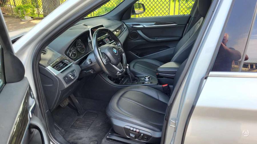 Pelēks BMW X1 2018 Viļņa, ar dzinēja tilpumu 2.00 L un nobraukumu 143 tūkst. km par 14444 €, foto 8 vietnē AUTOMOTO.COM.LV