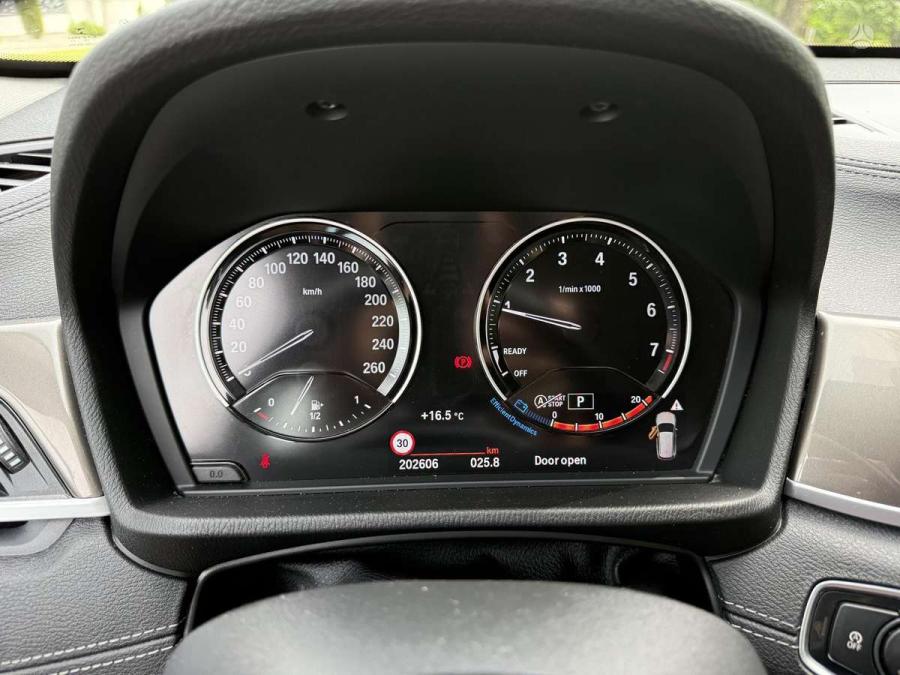 Pelēks BMW X1 2019 Tauragė, ar dzinēja tilpumu 1.50 L un nobraukumu 202 tūkst. km par 14600 €, foto 24 vietnē AUTOMOTO.COM.LV