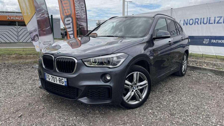 Grey BMW X1 2019 in Marijampole, with an engine capacity of 2.00 L and mileage of 373 thousand km for 12900 €, photo 1 on AUTOMOTO.COM.LV