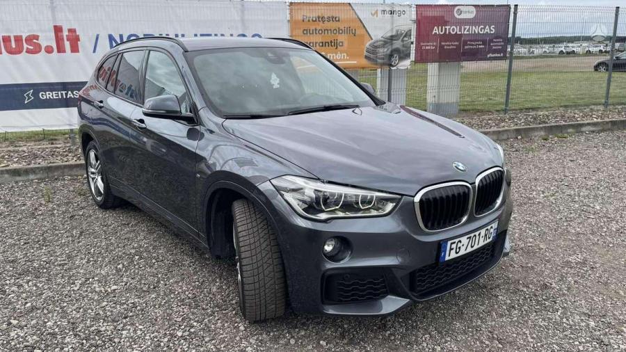 Grey BMW X1 2019 in Marijampole, with an engine capacity of 2.00 L and mileage of 373 thousand km for 12900 €, photo 14 on AUTOMOTO.COM.LV