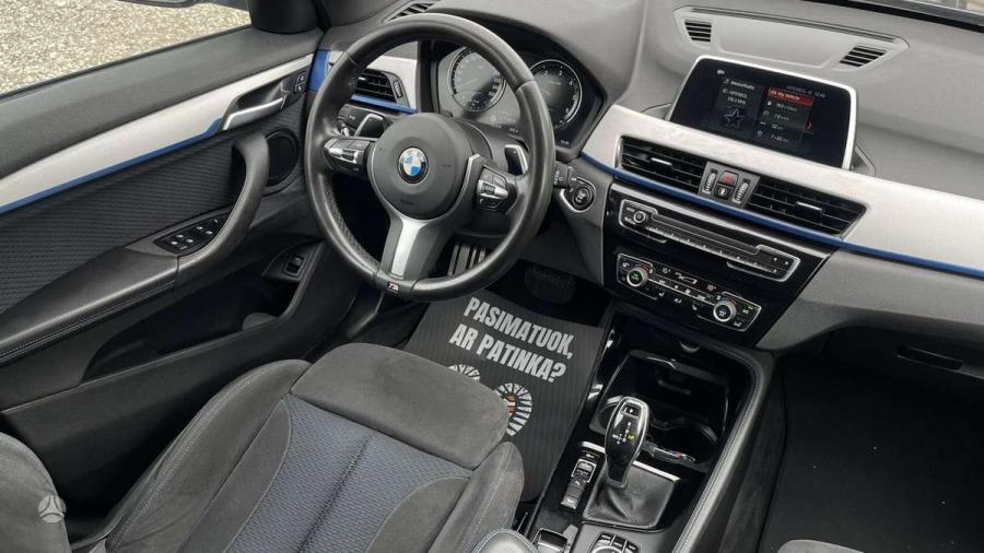 Grey BMW X1 2019 in Marijampole, with an engine capacity of 2.00 L and mileage of 373 thousand km for 12900 €, photo 34 on AUTOMOTO.COM.LV