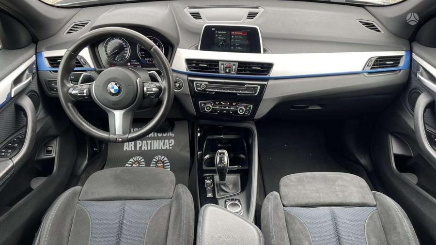 Grey BMW X1 2019 in Marijampole, with an engine capacity of 2.00 L and mileage of 373 thousand km for 12900 €, photo 35 on AUTOMOTO.COM.LV