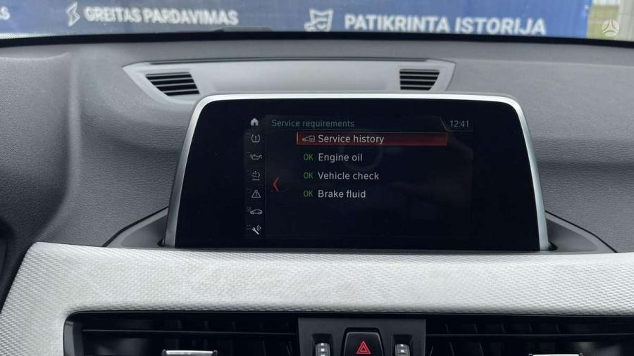 Grey BMW X1 2019 in Marijampole, with an engine capacity of 2.00 L and mileage of 373 thousand km for 12900 €, photo 41 on AUTOMOTO.COM.LV