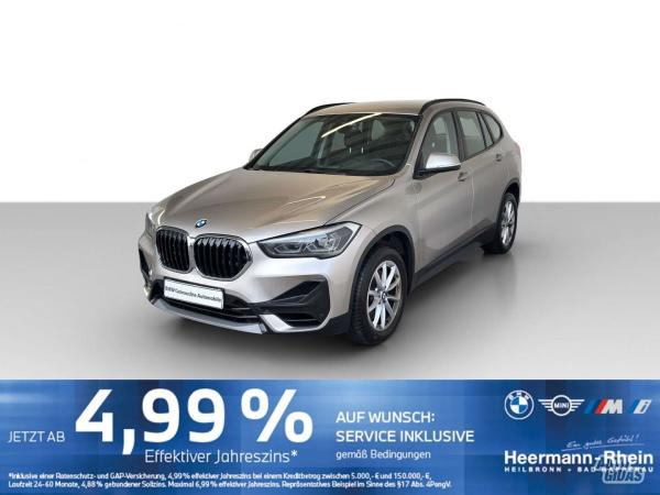 Grey BMW X1 2020 in Kaunas, with an engine capacity of 2.00 L and mileage of 16 thousand km for 29496 €, photo 2 on AUTOMOTO.COM.LV