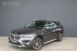 Grey BMW X1 2021 in Riga, with an engine capacity of 2.00 L and mileage of 129 thousand km for 19900 €, photo  on AUTOMOTO.COM.LV