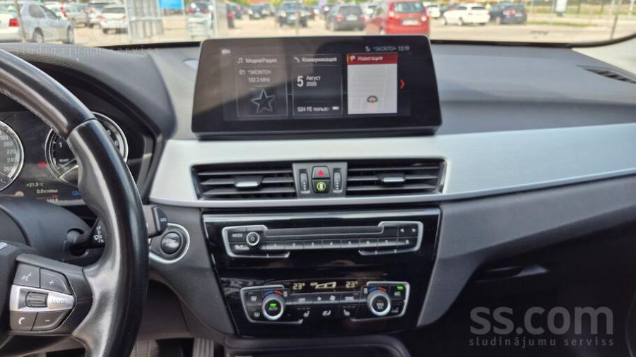 Pelēks BMW X1 2021 Rīga, ar dzinēja tilpumu 1.50 L un nobraukumu 191 tūkst. km par 16850 €, foto 14 vietnē AUTOMOTO.COM.LV