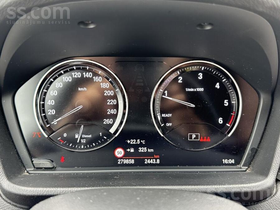 Grey BMW X1 2021 in Riga, with an engine capacity of 2.00 L and mileage of 279 thousand km for 16399 €, photo 13 on AUTOMOTO.COM.LV