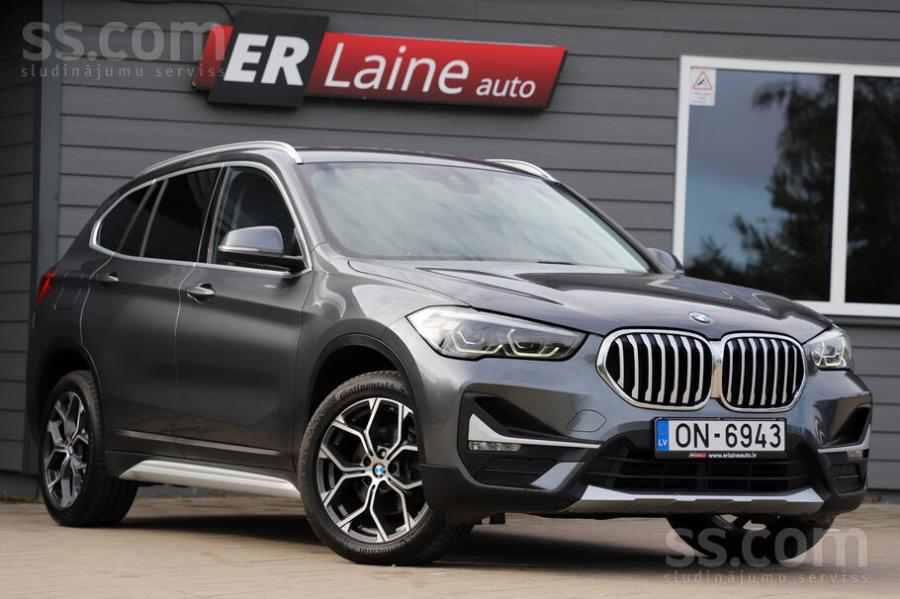 Grey BMW X1 2021 in Tukums, with an engine capacity of 2.00 L and mileage of 129 thousand km for 18000 €, photo 1 on AUTOMOTO.COM.LV