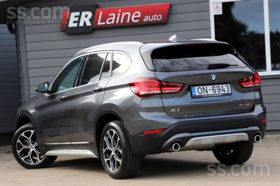 Grey BMW X1 2021 in Tukums, with an engine capacity of 2.00 L and mileage of 129 thousand km for 18000 €, photo 5 on AUTOMOTO.COM.LV
