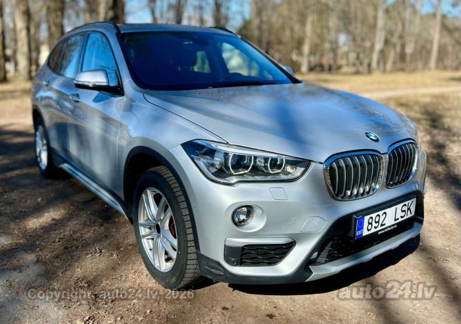 Grey BMW X1 2018 in Tallinn, with an engine capacity of 2.00 L and mileage of 129 thousand km for 17500 €, photo 2 on AUTOMOTO.COM.LV