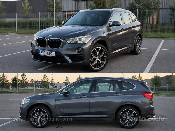 Grey BMW X1 2019 in Tallinn, with an engine capacity of 2.00 L and mileage of 70 thousand km for 24900 €, photo 1 on AUTOMOTO.COM.LV