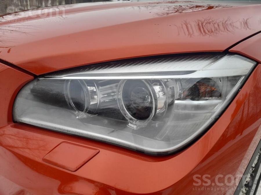 Orange BMW X1 2014 in Riga, with an engine capacity of 2.00 L and mileage of 237 thousand km for 9300 €, photo 18 on AUTOMOTO.COM.LV