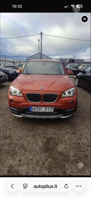 Oranžs BMW X1 2015 Kauņa, ar dzinēja tilpumu 2.00 L un nobraukumu 153 tūkst. km par 7900 €, foto 3 vietnē AUTOMOTO.COM.LV