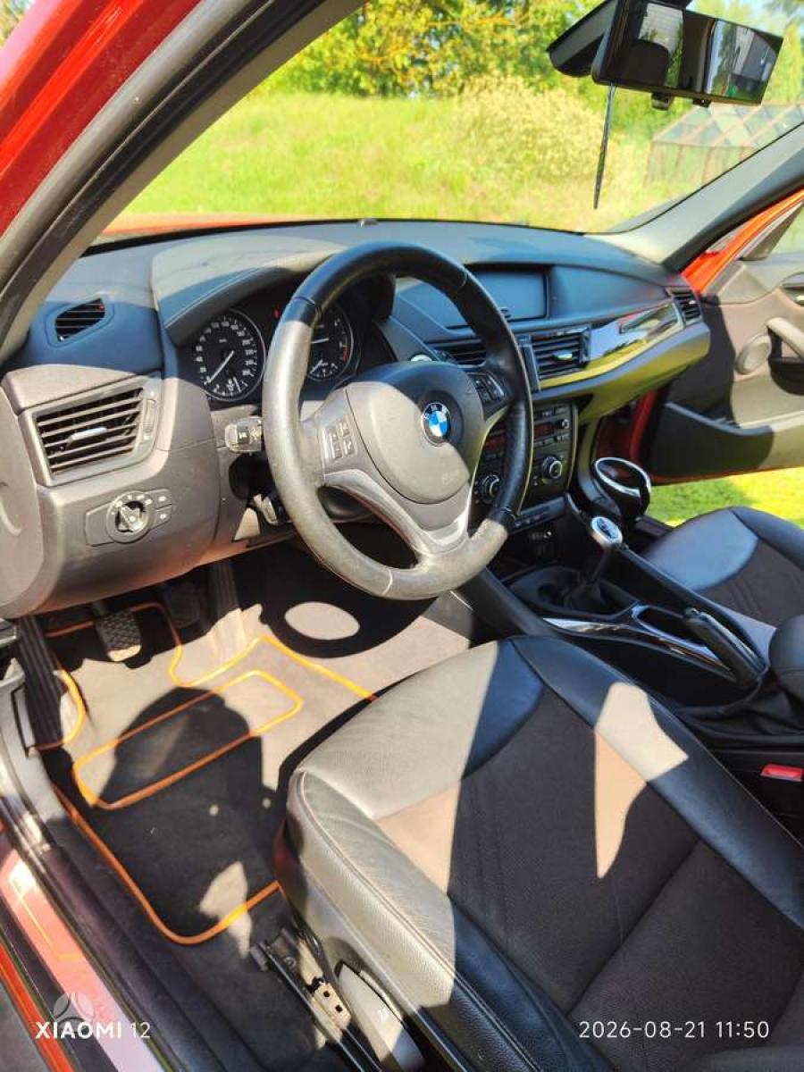 Oranžs BMW X1 2015 Kauņa, ar dzinēja tilpumu 2.00 L un nobraukumu 153 tūkst. km par 7900 €, foto 18 vietnē AUTOMOTO.COM.LV