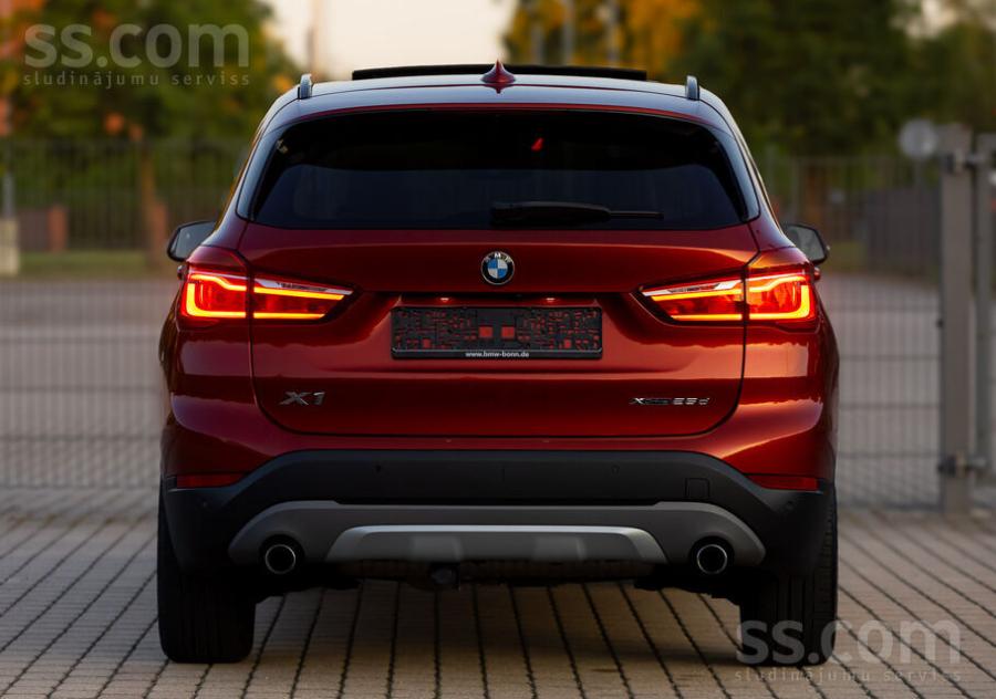 Orange BMW X1 2018 in Riga, with an engine capacity of 2.50 L and mileage of 0 thousand km for 17900 €, photo 6 on AUTOMOTO.COM.LV