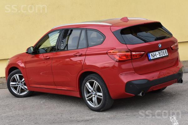 Red BMW X1 2016 in Talsi, with an engine capacity of 2.00 L and mileage of 270 thousand km for 13200 €, photo 2 on AUTOMOTO.COM.LV