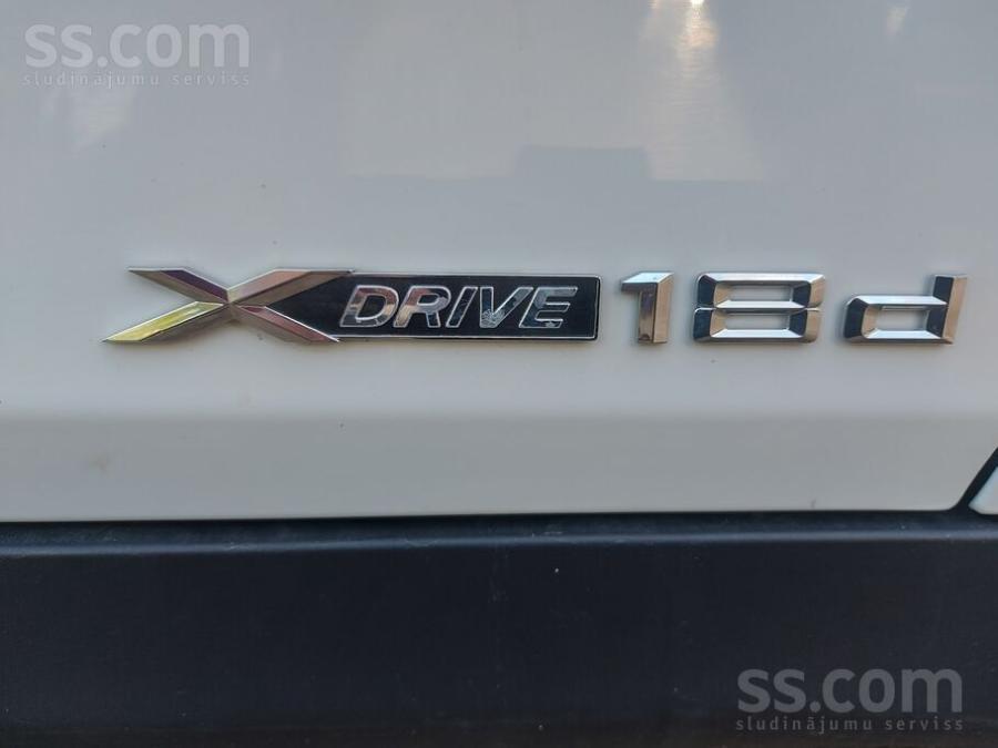 White BMW X1 2013 in Daugavpils, with an engine capacity of 2.00 L and mileage of 247 thousand km for 7150 €, photo 10 on AUTOMOTO.COM.LV